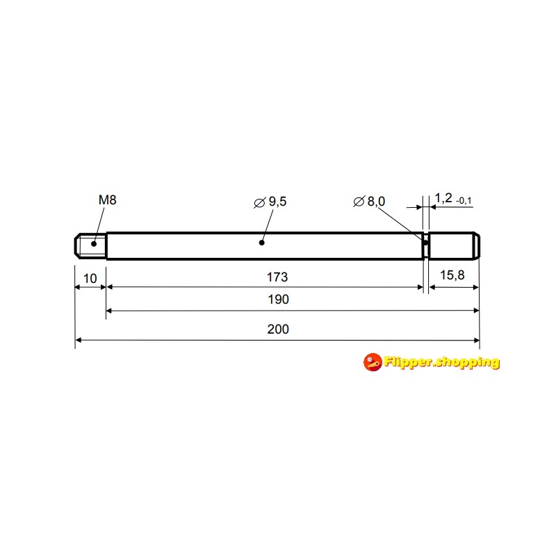 Lance bille Bally A-100-12 M8
